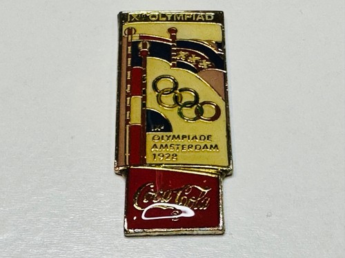 Coca-Cola Olympic Lapel Pin IX 9th Olympiad 1928 Games Amsterdam ...