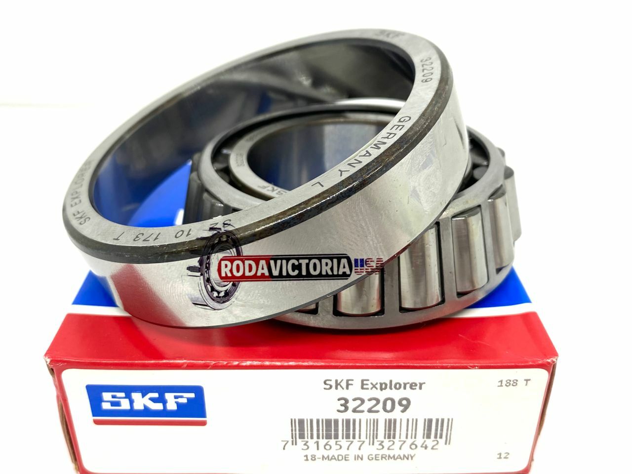 SKF 32209 Set Tapered Roller Bearing Cone & Cup 45mm ID 85mm OD for ...