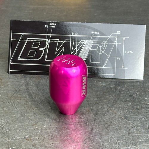 Blackworks BWR 10x1.5 Aluminum "Type R" Shift Knob Anodized Pink for Honda Acura | eBay