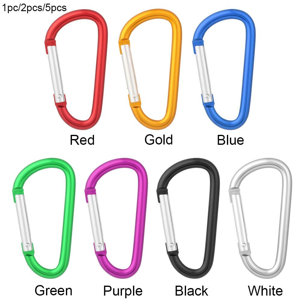 Safety Buckle Keychain Camping Hiking Hook Alloy Carabiner Climbing ...