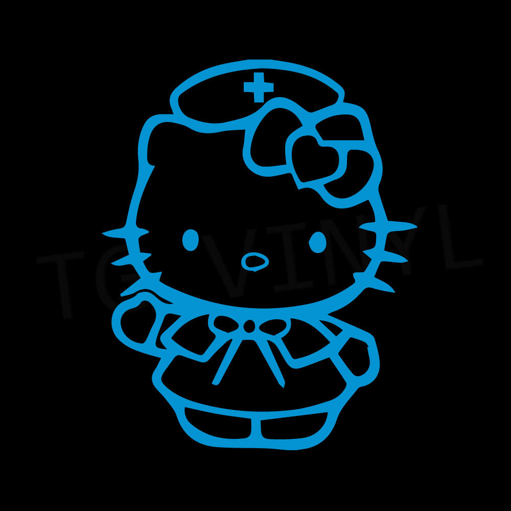 Hello Kitty Nurse Decal