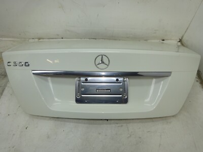 2008-2014 Mercedes C300 W204 Trunk Lid Deck Panel Assembly White OEM ...