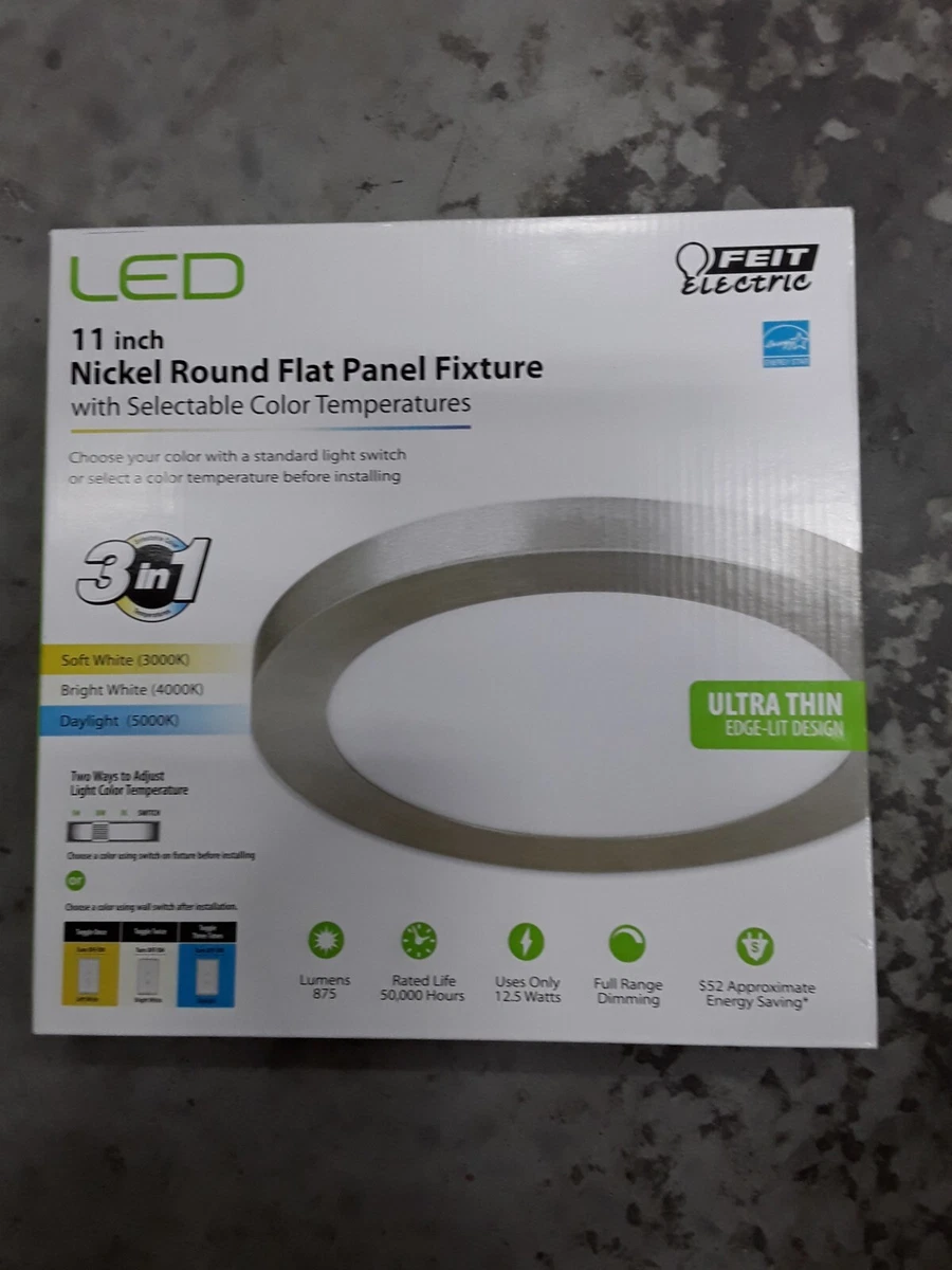 11 Inch Led Flat Panel Ceiling Fixture | Shelly Lighting
