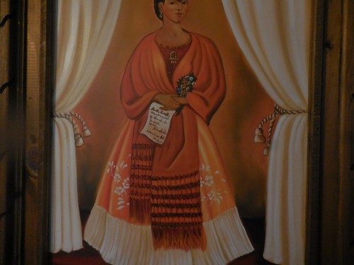 Large Vintage Oil on Canvas Painting of Freda Khola Signed Armando Romo ...