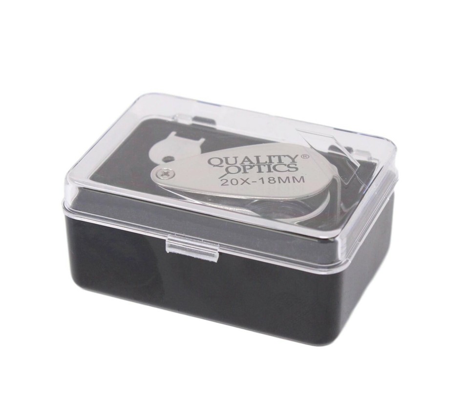 Quality Optics USA Folding Jewelers Loupe Loop Pocket Magnifier ...