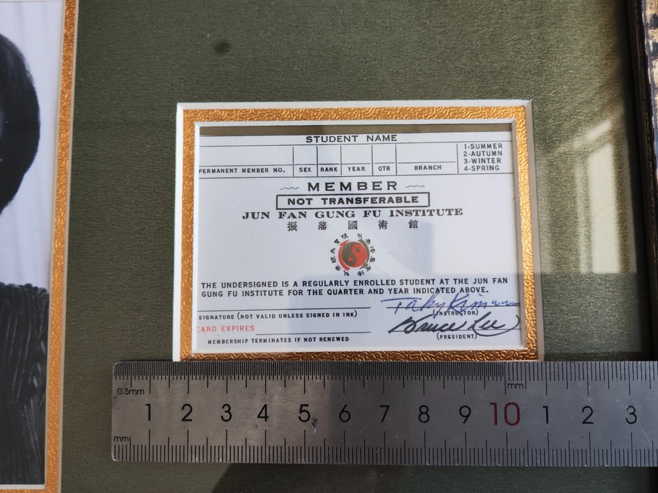 🔥🔥BRUCE LEE autographed signed Jun Fan Institute member card PSA/DNA LOA 🔥🔥 | eBay