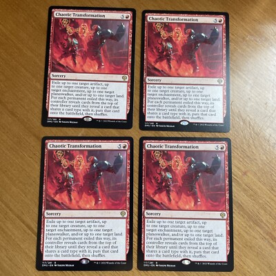 4x MTG Magic Chaotic Transformation Dominaria United NM | eBay