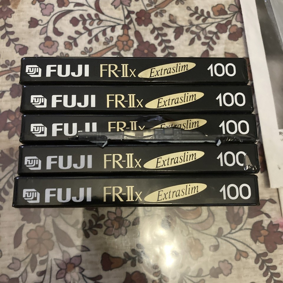 Fuji Extra Slim 100-Min Cassette Tape FR-IIx 5-Pack | eBay