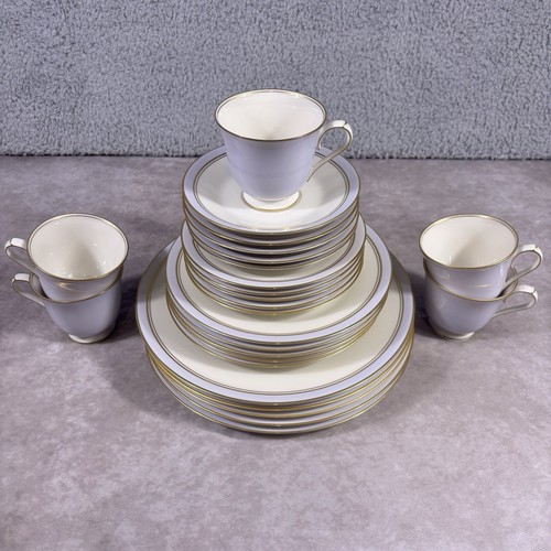 Noritake “IVORY AND MIST” 7280 Ivory China Porcelain 25 Piece Set ...