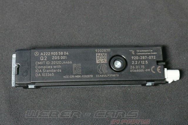 100km A2229055804 Mercedes ML W166 Antenna Amplifier Antenna Aerial ...