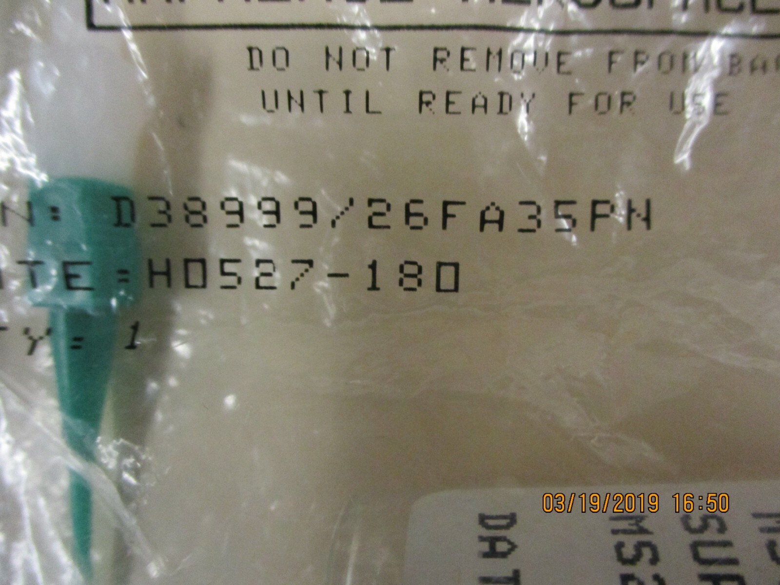 New, AMPHENOL, D38999/26FA35PN, CONN CIRCULAR PIN 6 POS CRIMP | eBay