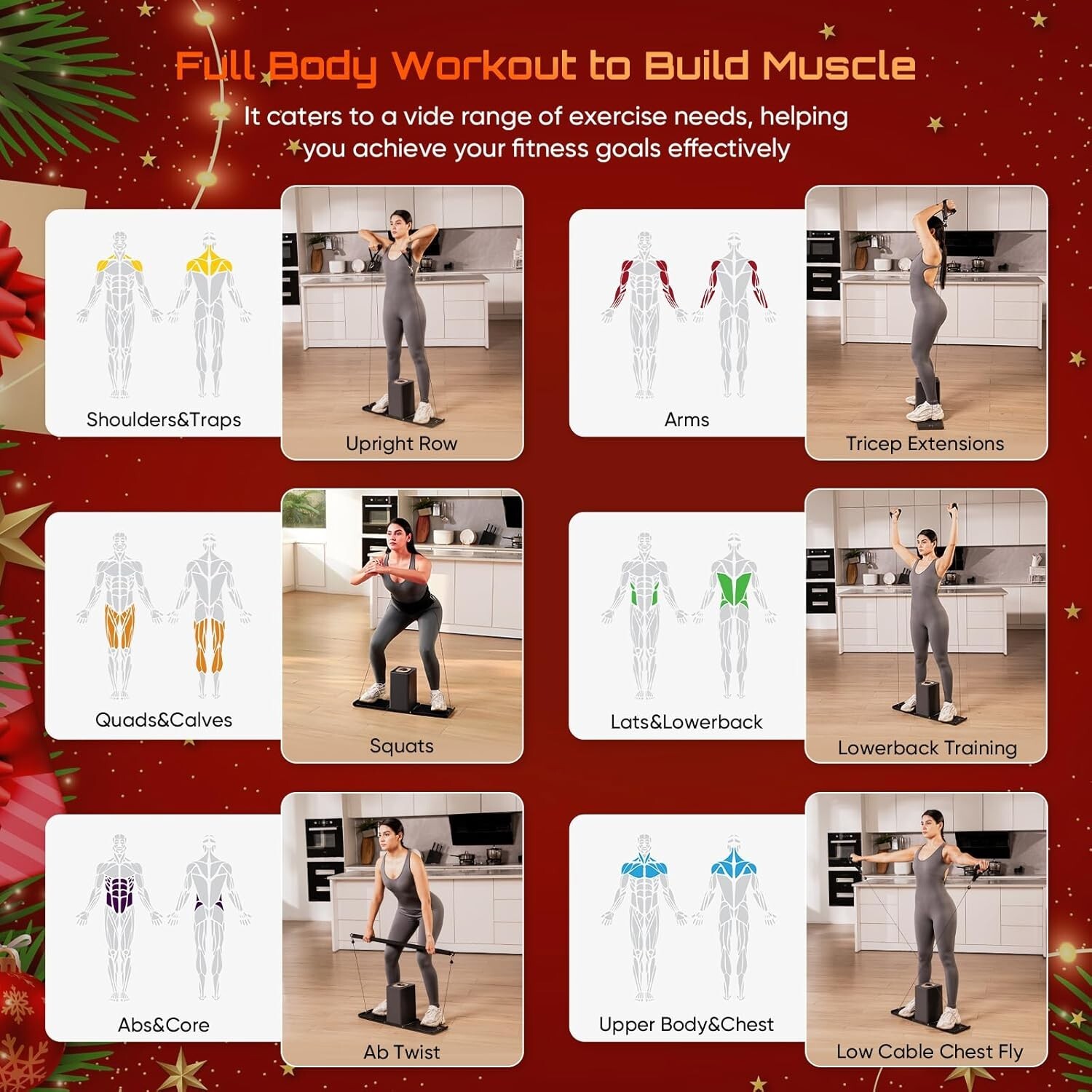 SR3 Smart Home Gym Equipment,All in One Foldable Portable Fitness ...