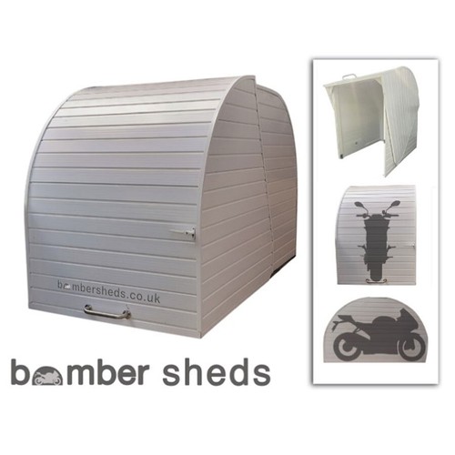 Bomber Motorcycle shed motorbike storage cover DIY shelter | eBay UK