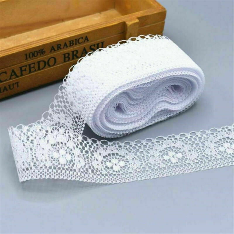 10 Yards/Roll Lace Ribbon 40MM Lace Trim DIY Embroidered For Sewing ...