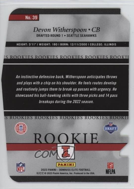 2023 Donruss Elite 2003 Rookies Green Status Die-Cut /7 Devon ...