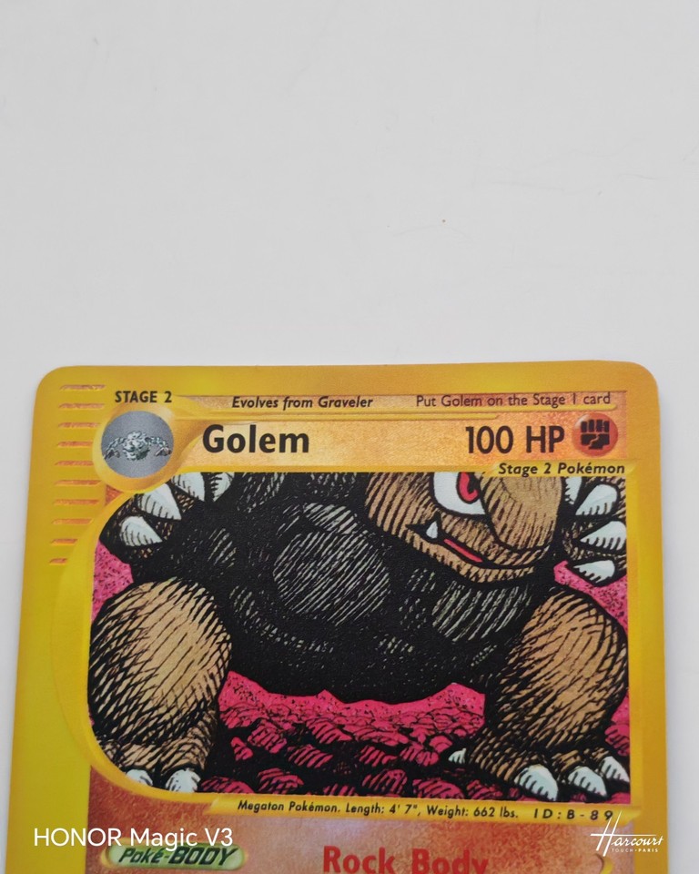 Rare Pokemon Card Golem 14/165 Expedition Base Set Reverse Holo WOTC ...