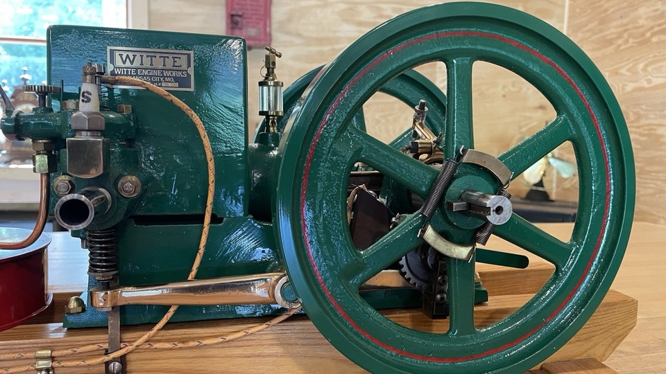 Witte Engine Works 5 HP Model Hit And Miss Gas Engine Rare | eBay