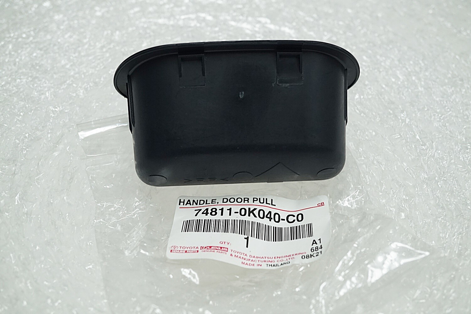 74811-0K040-C0 Back Door Panel & Glass Black For Toyota Fortuner 2006 ...