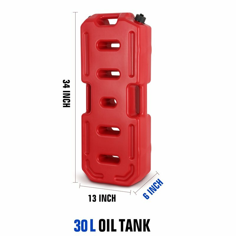 30L 8 Gallon Fuel Pack Gas Container Fuel Can Lock for Jeep ATV UTV ...