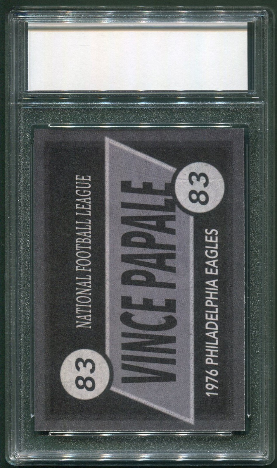 Custom 1976 Vince Papale Philadelphia Eagles Rookie Year Football Card ...