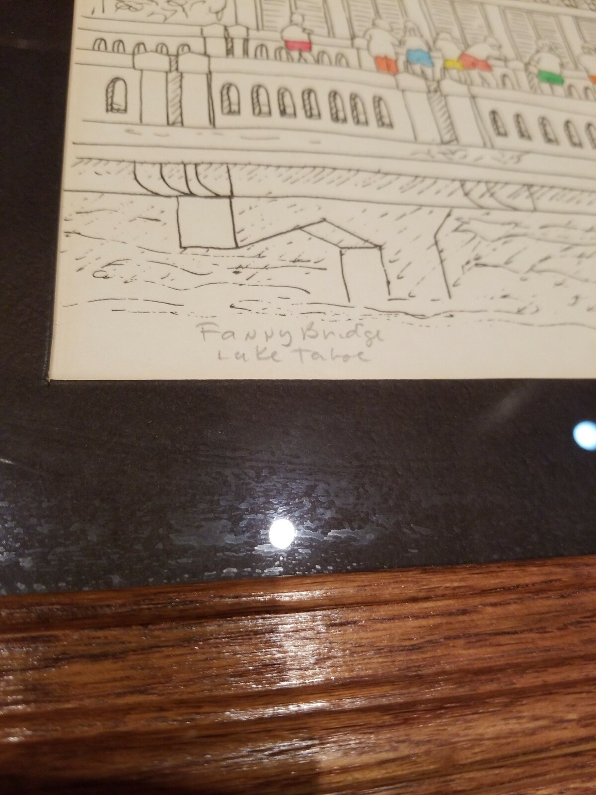 Signed Art Print By WILLIAM FRANCIS BISBEE Fanny Bridge Lake Tahoe ...