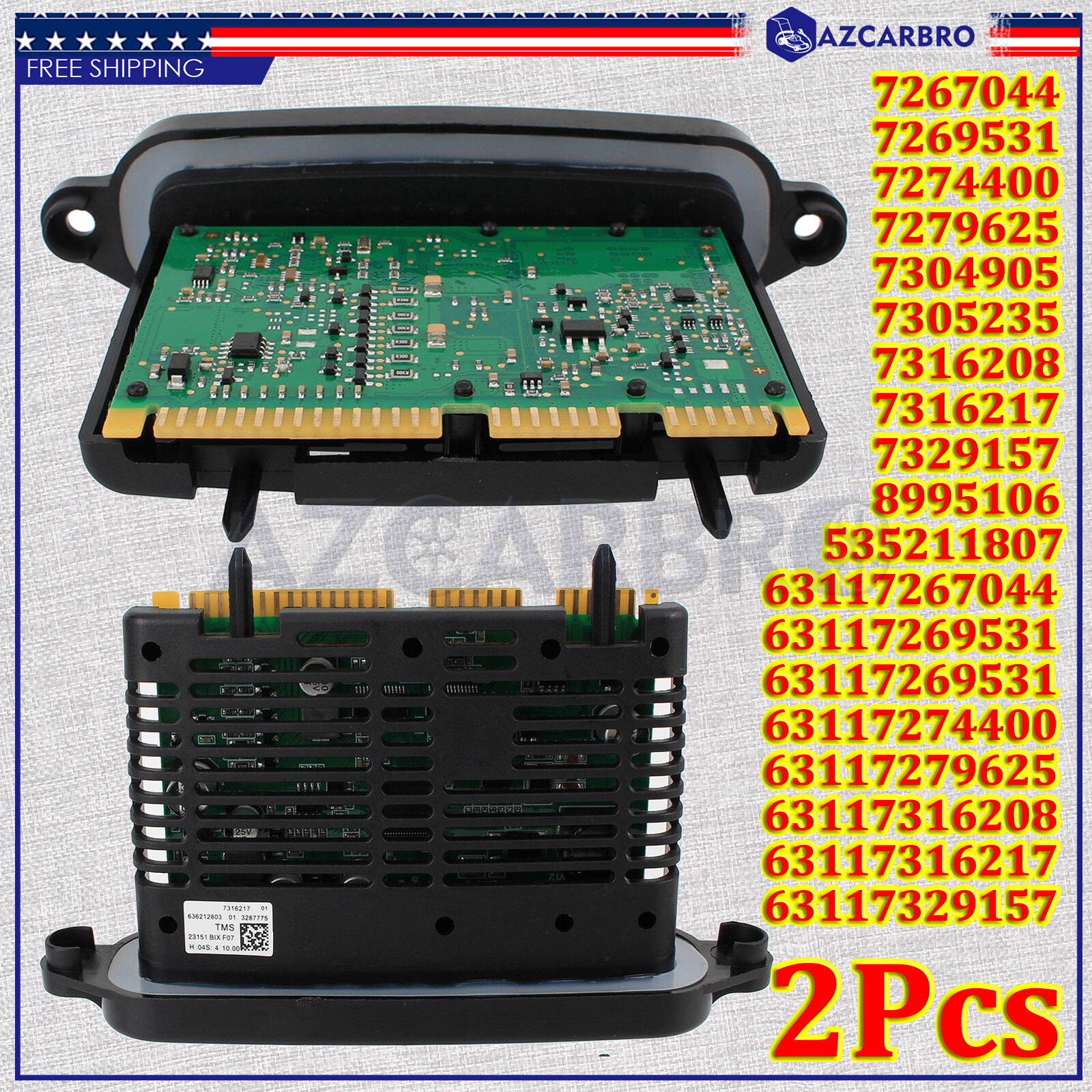 Xenon Headlight Driver Module For BMW 5 Series F10 F11 F18 F07 TMS 08 ...