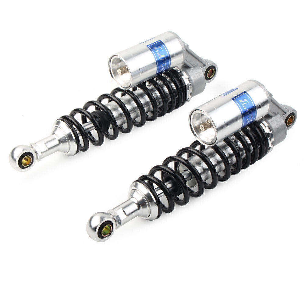 Universal 2pcs 320mm 12.5'' Sliver Motorcycle Rear Shock Absorbers ...