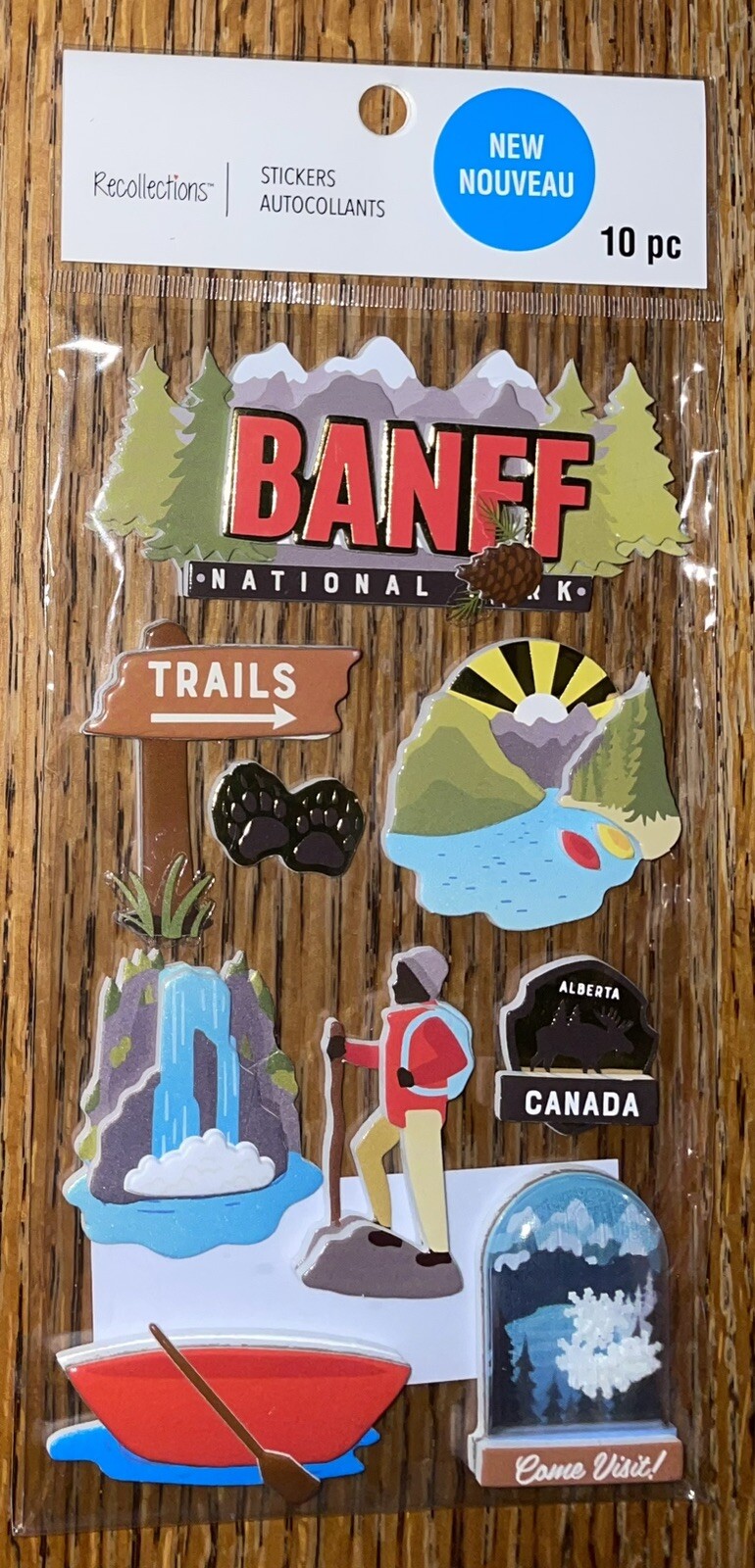 Recollections CANADA BANFF NATIONAL PARK Hiking Trail Waterfall Alberta ...