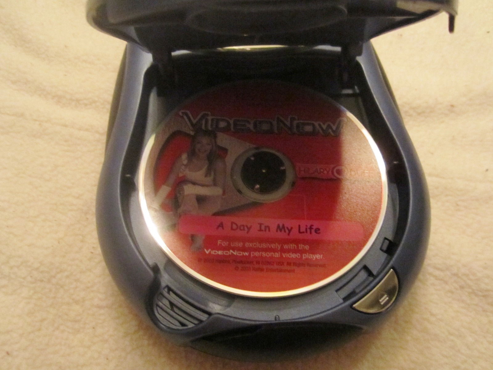 A Blue VideoNow Personal Video Player and a disc | eBay