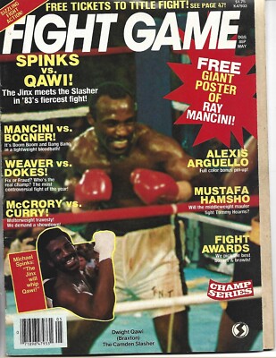 MAY 1983 FIGHT GAME BOXING MAGAZINE DWIGHT QUAWI MICHAEL SPINKS ...