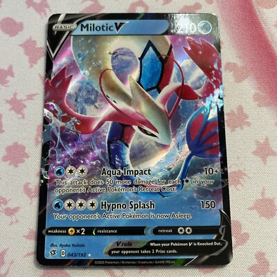 Milotic V - 043/192 Rebel Clash - Rare Holo - NM/M Pokemon TCG Card | eBay