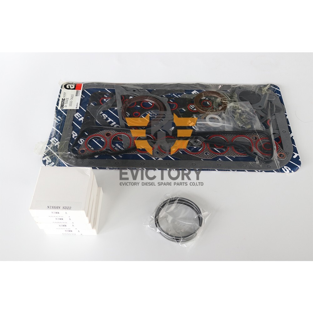 For engine parts SD22 SD23 SD25 piston ring + Cylinder head gasket kit ...