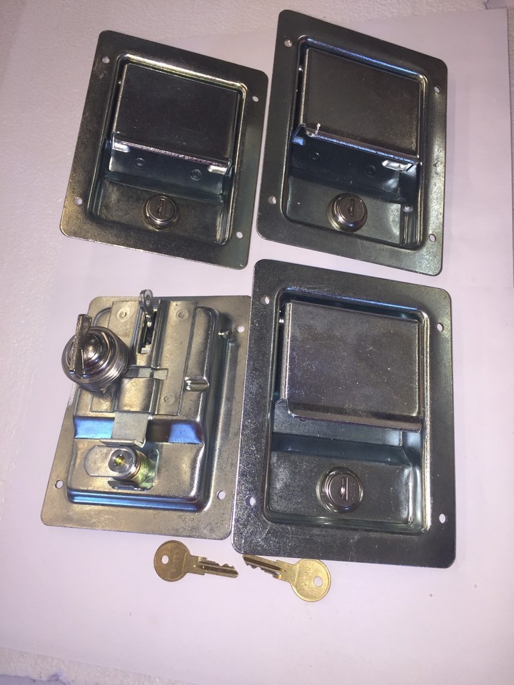 Humvee M998 4 Dual Locking Unpainted Locking x-door Latches Handles ...