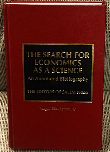 Lynn Turgeon / SEARCH FOR ECONOMICS AS A SCIENCE AN ANNOTATED ...