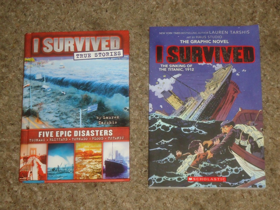 Lot 22 I Survived Books Lauren Tarshis 9-11 Grizzlies Pearl Harbor ...