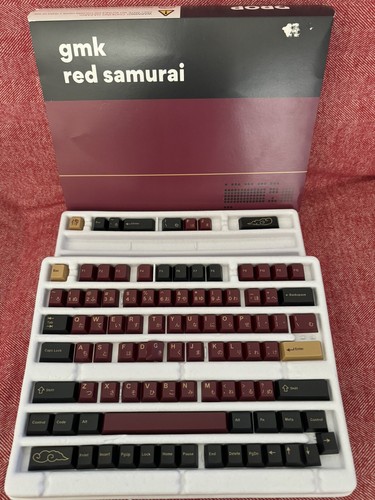 DROP + REDSUNS GMK RED SAMURAI KEYCAP SET - TKL | eBay