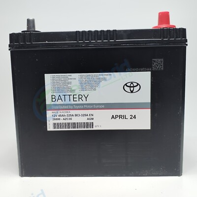 Lexus IS300H Battery Genuine 12V 45AH Auxiliary Battery Oem 28800-AZC35 ...