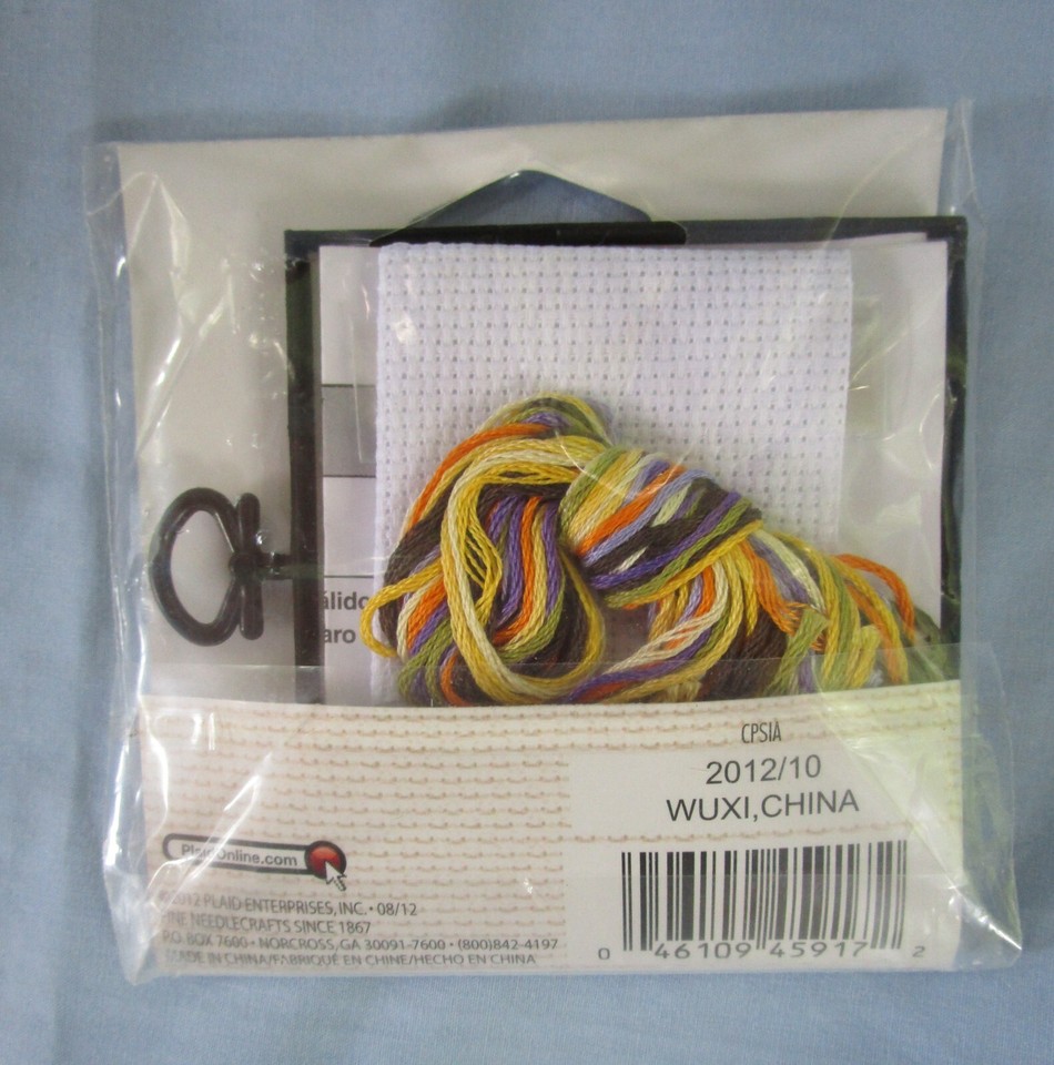 Plaid Bucilla Mini Counted Cross Stitch Kit 45917 Chick 2012 NIP | eBay UK