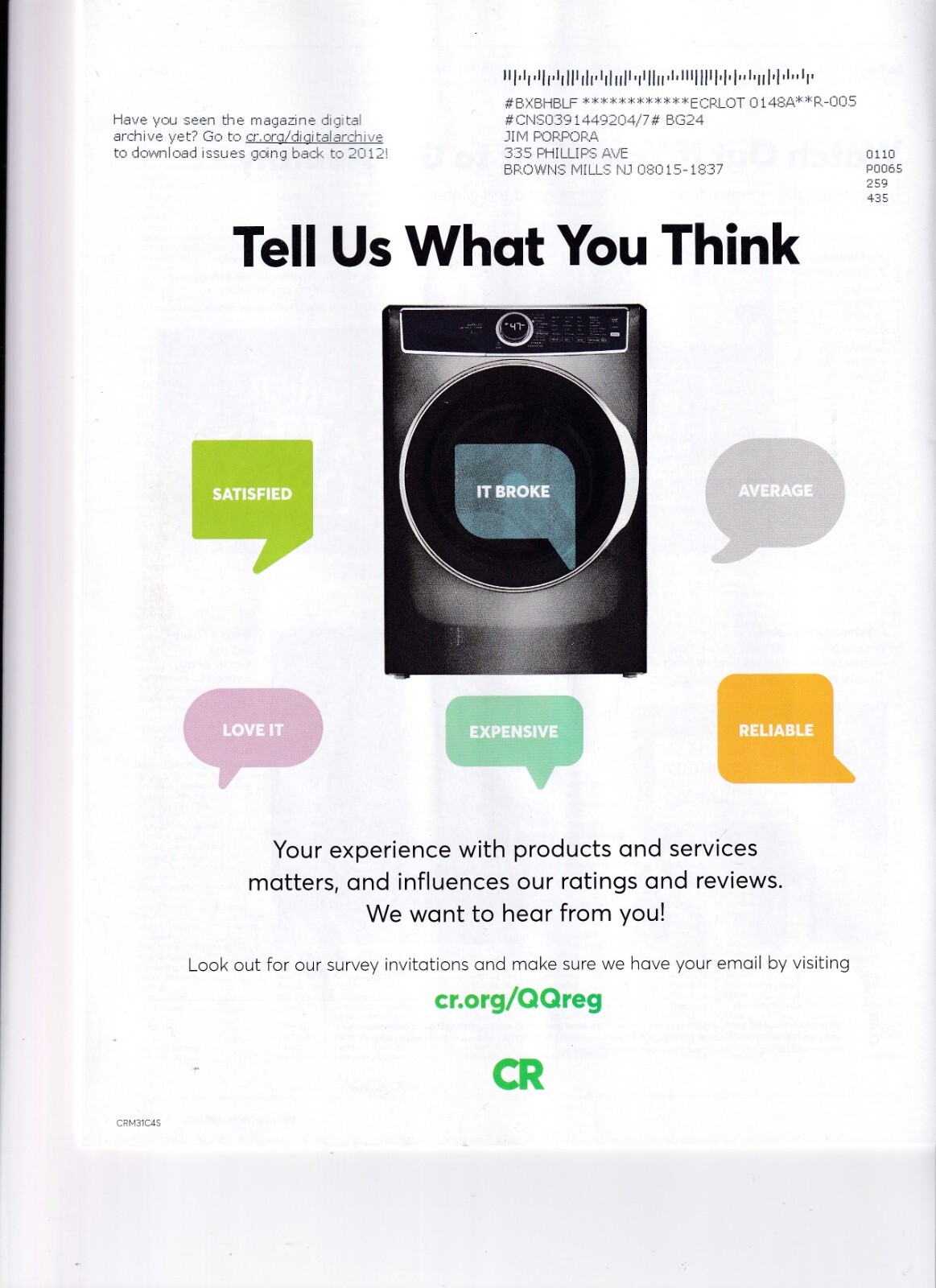 Consumer Reports January 2023 Issue Guide to Popular Supplements | eBay