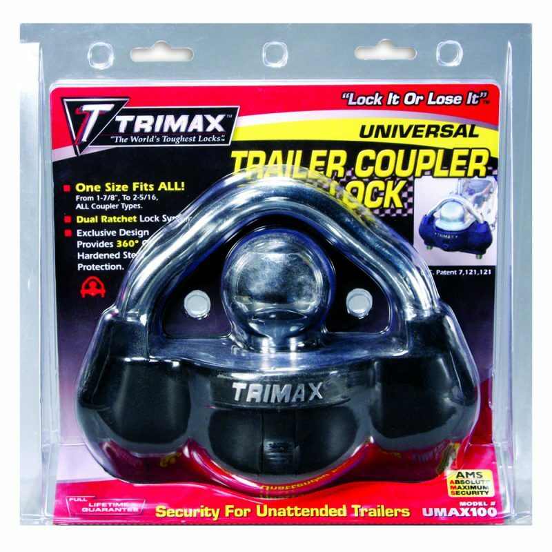 Trimax UMAX100 Premium Universal Solid Hardened Steel Dual Purpose ...