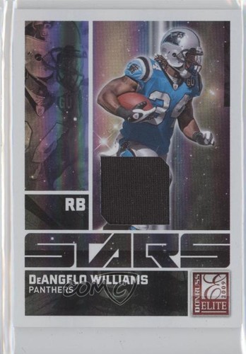 2009 Donruss Elite Stars Black Jerseys Prime /50 DeAngelo Williams #14 ...