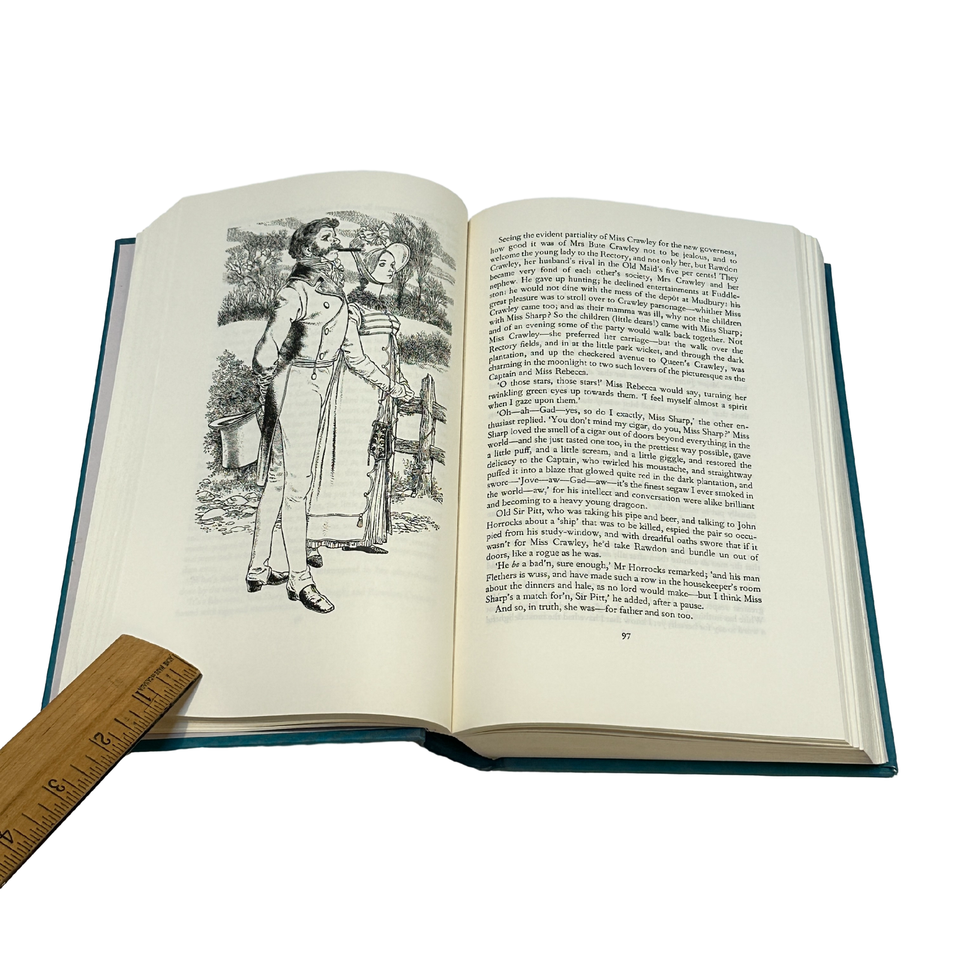 Folio Society Vanity Fair Thackery Book Blue Silk HC Case 1963 Fine ...