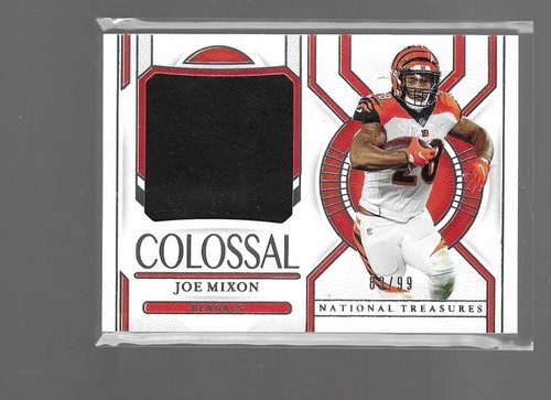 2020 Panini National Treasures - Colossal Materials Joe Mixon #CM-JM ...