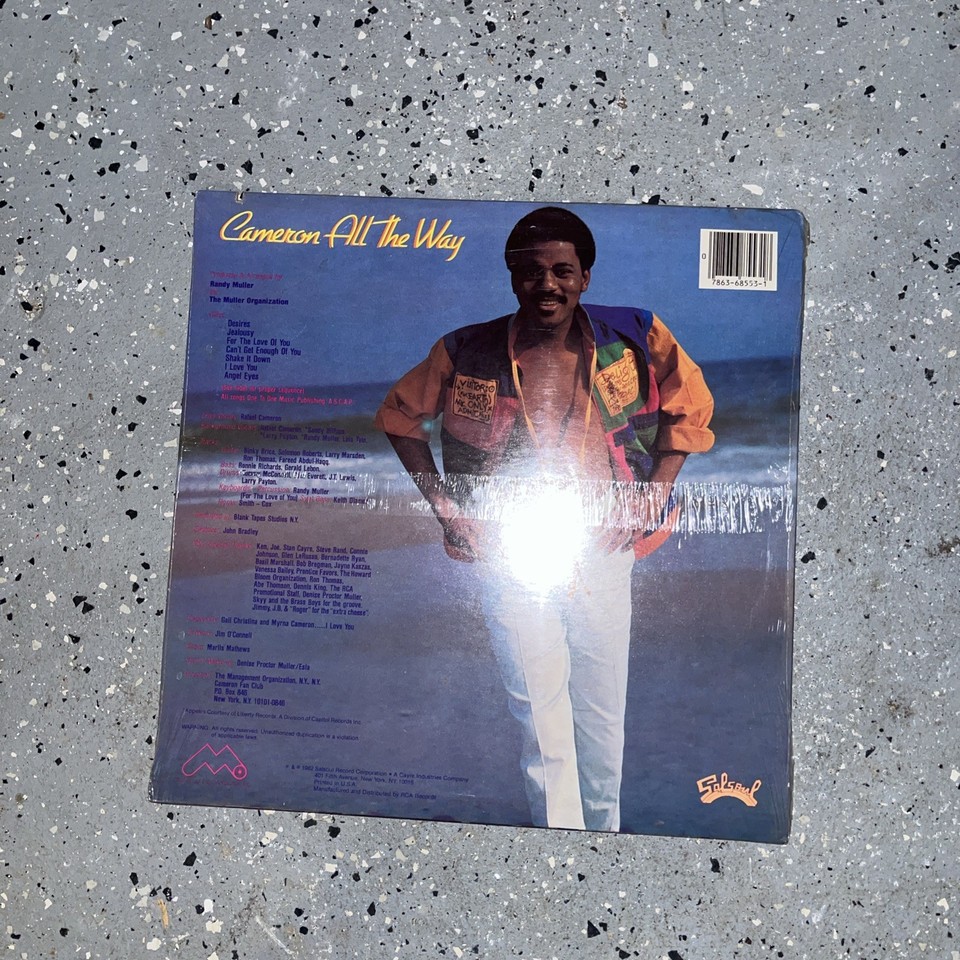 Rafael Cameron - Cameron All The Way SEALED 12" Vinyl 1982 | eBay