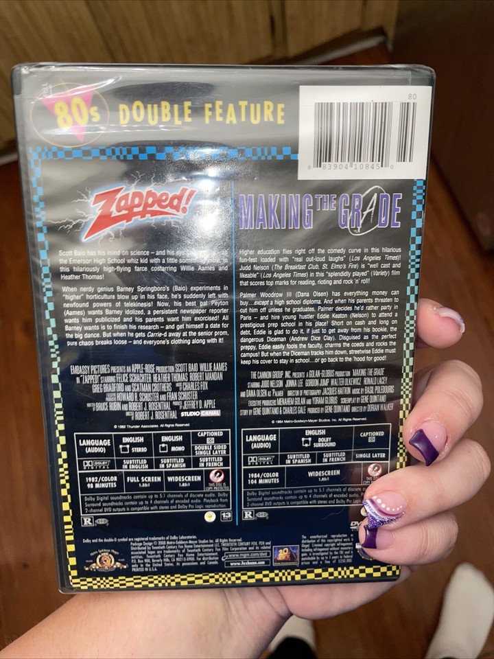 Making the Grade / Zapped DVD 2-Disc SetScott Baio Judd Nelson RARE OOP Region 1 883904108450 | eBay