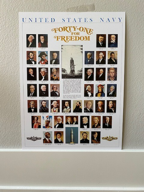 US Navy Poster 41 For Freedom FBM Submarine Poster - 17x22 - New 2024 ...