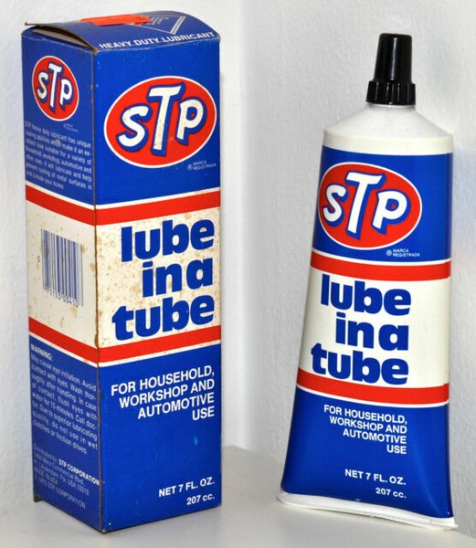 Vintage 70s 1975 STP Motor Oil Lube in a Tube Lubricant Automotive ...