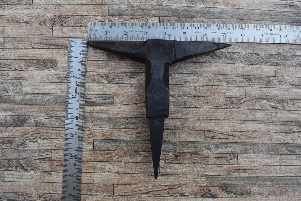 Vtg Hardy Steel Silversmith Blacksmith Tinsmith Beak Stake T Anvil Tool ...