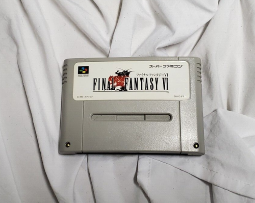Super Famicom - Final Fantasy VI Japan Super Nintendo Cart Only SHVC-F6 ...