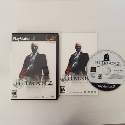 Hitman 2: Silent Assassin PS2 PlayStation 2 Game Disc, Case and Manual ...